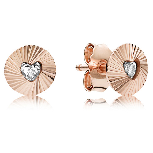 Retired Pandora Rose ™ Vintage Fans Stud Earrings :: Earring Stories ...