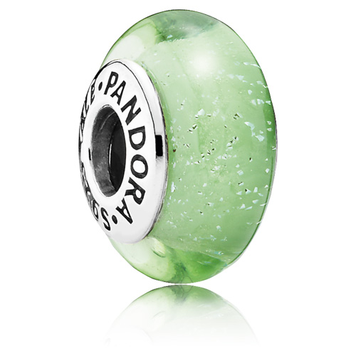 Retired Pandora Disney Tinker Bell's Signature Color Murano Charm ...