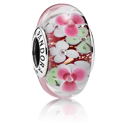 Pink and green pandora charms store