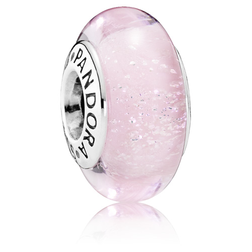 Retired Pandora Disney Aurora's Signature Color Murano Glass Charm ...