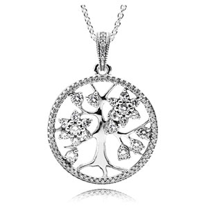Pandora Tree of Life Necklace :: Necklace Stories 397780CZ-45 ...