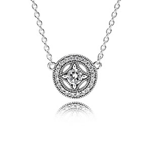 Retired Pandora Vintage Allure Charm :: Gems with Sterling Silver ...