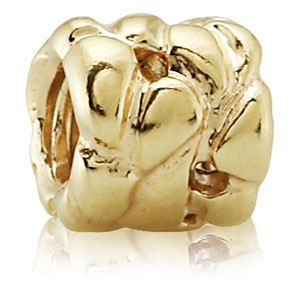 Retired Pandora 14K Gold Cluster Charm :: 14K Gold Charms 750117 ...