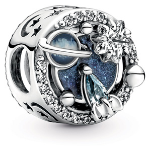 Pandora Dazzling Snowflake Charm with Blue Crystal :: Gems with ...