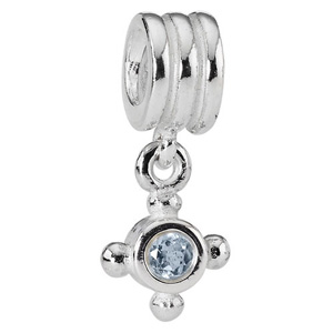 Retired Pandora Compass with Blue Topaz Charm :: Gems with Sterling ...
