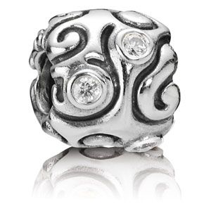 Retired Pandora Day Dream Charm with Clear CZ :: Gems with Sterling ...