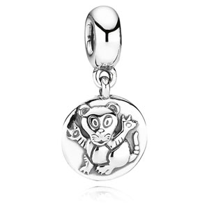 Retired Pandora Chinese Zodiac Tiger Charm :: Sterling Silver Charms ...