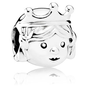 Pandora Crown Logo Charm :: Sterling Silver Charms 797401 :: Authorized ...