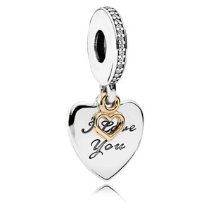 Retired Pandora 14K Gold Loving Bloom Charm :: 14K Gold Charms 750598CZ ...