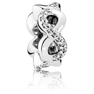 Retired Pandora Silver Wishbone Spacer :: Spacers 797808CZ ...