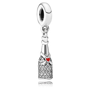 Retired Pandora Cabernet Grape Charm with Amethyst Dangle :: Gems with ...