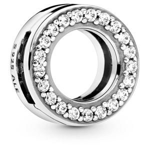 Retired Pandora Black Nautical Pave Lights Charm :: Gems with Sterling ...